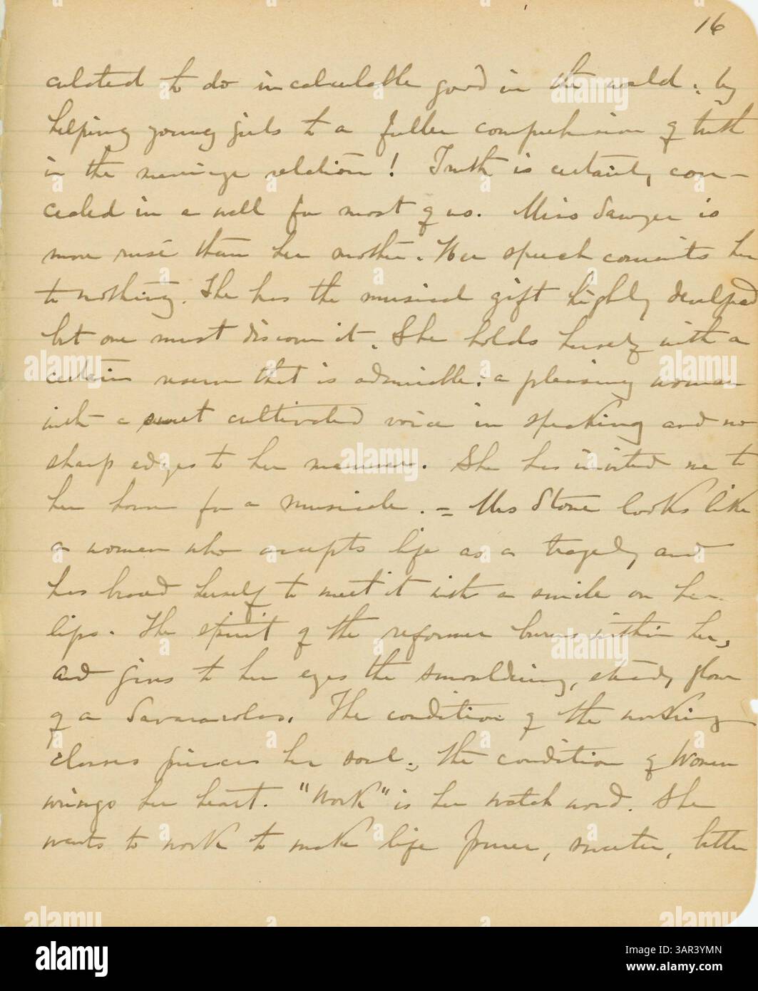 Kate Chopin's manuscript book titled 'Impressions,' contains diary ...