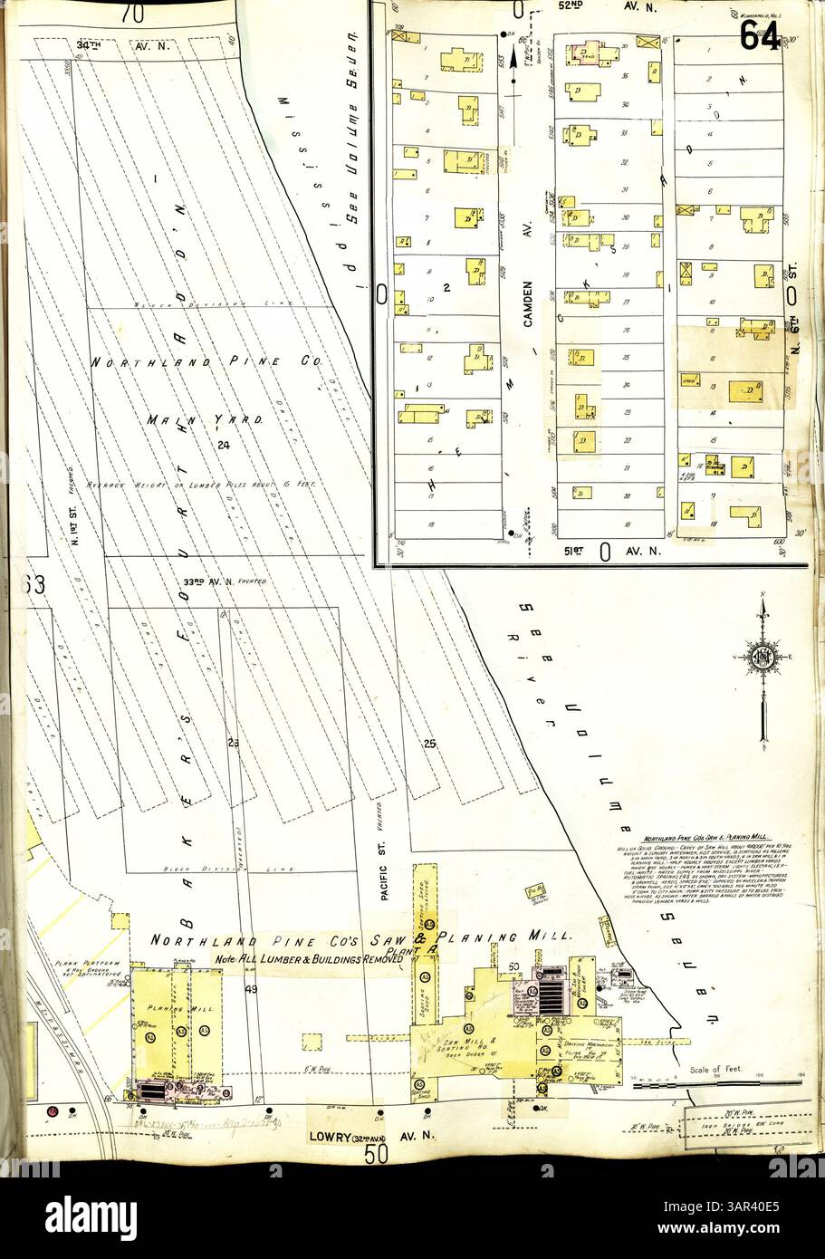 This volume of Sanborn Insurance Maps details the development of ...