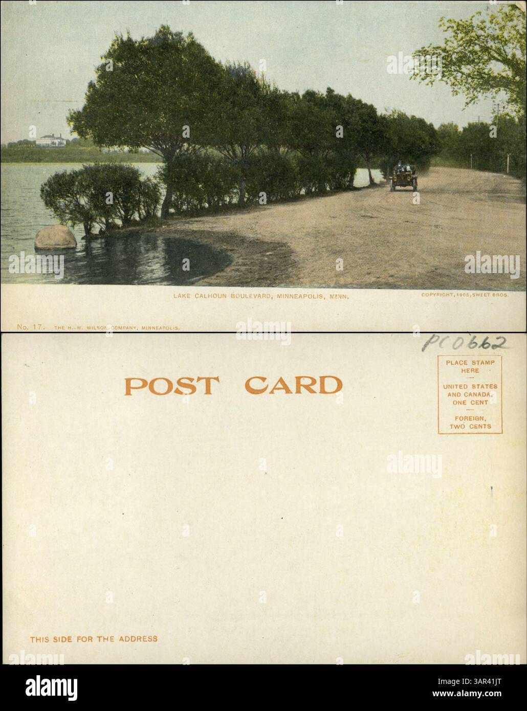 This photograph captures the landscape of Lake Calhoun Boulevard in ...