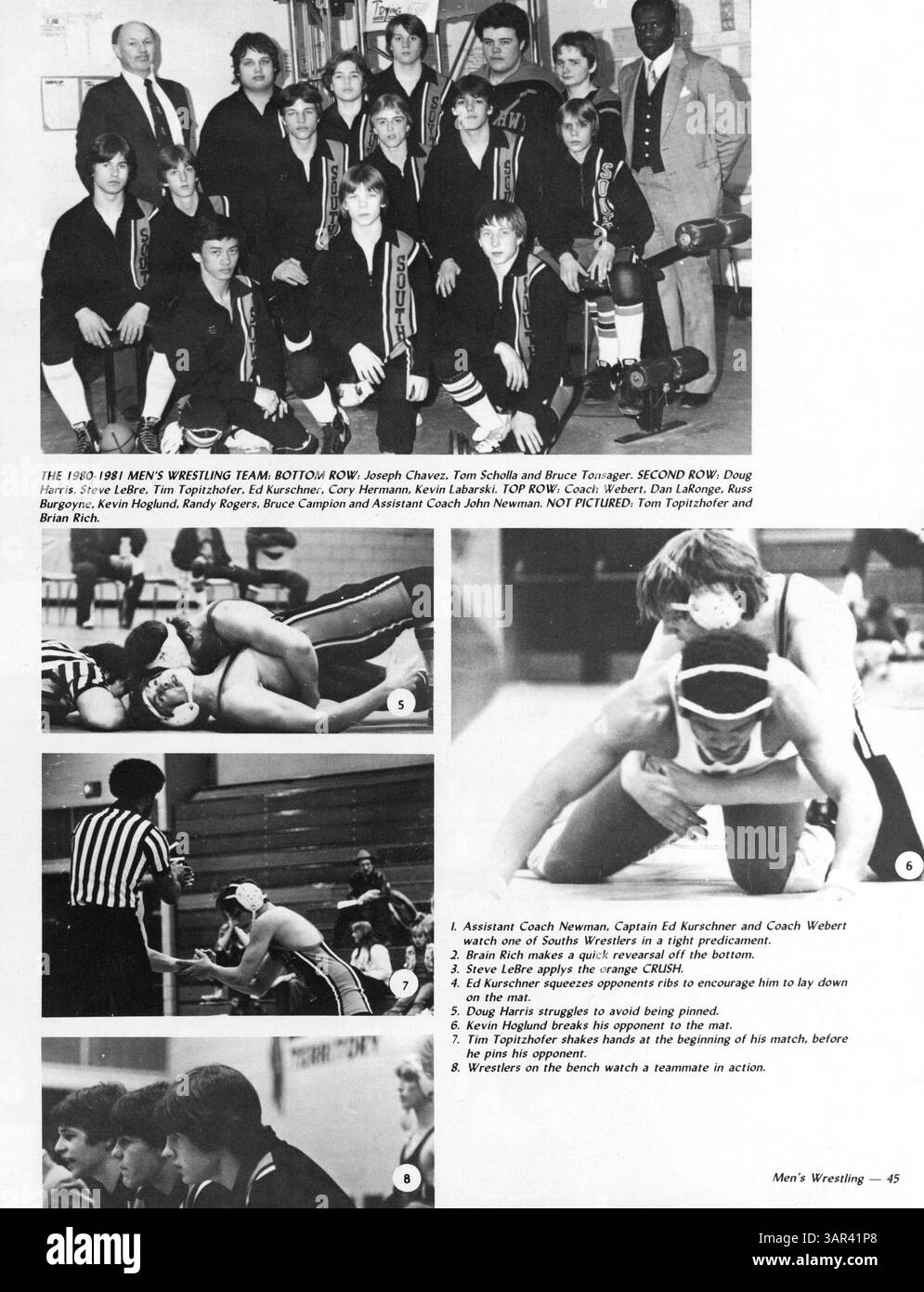 The 1981 South High Yearbook presents an in-depth view of student ...