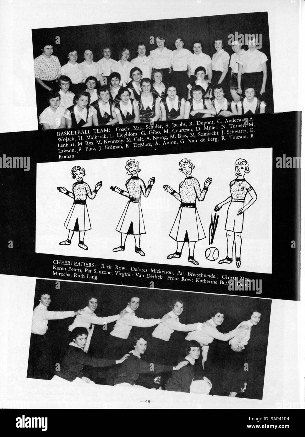The 'Paduan 1955' yearbook from St. Anthony High School captures the ...