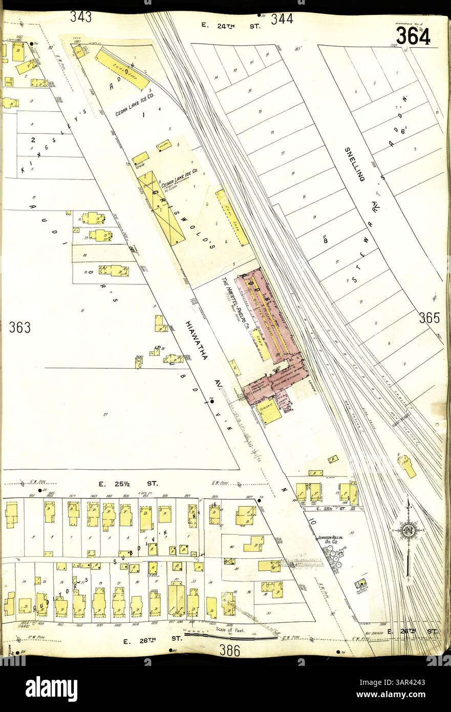 Sanborn Insurance Maps of Minneapolis, Volume 4, offer detailed fire ...