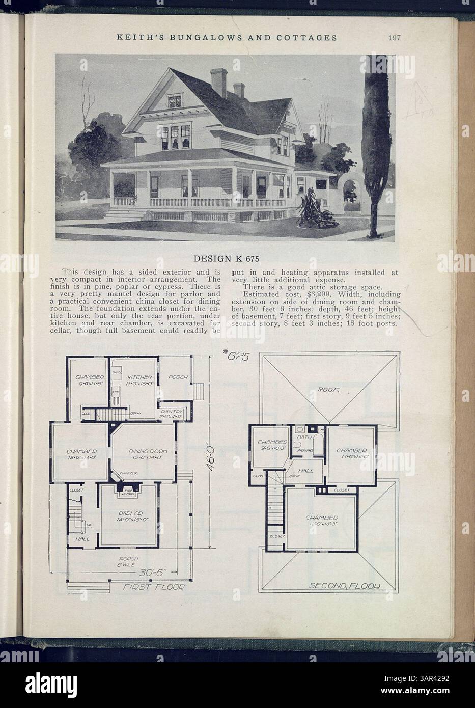 The catalog by Max L. Keith includes 215 home designs, with complete ...