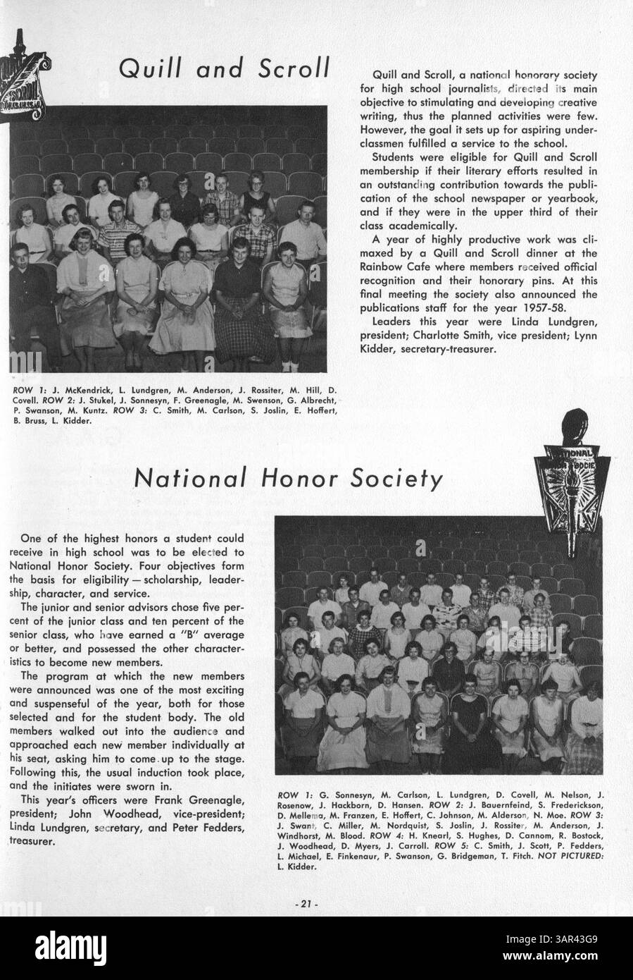 The 1957 Whigrean yearbook offers a snapshot of Edina-Morningside High ...