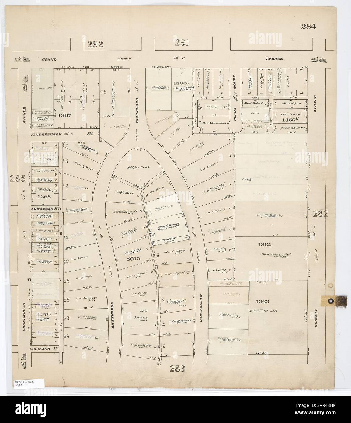 This map, part of the Atlas of the City of St. Louis (Volume 2 ...