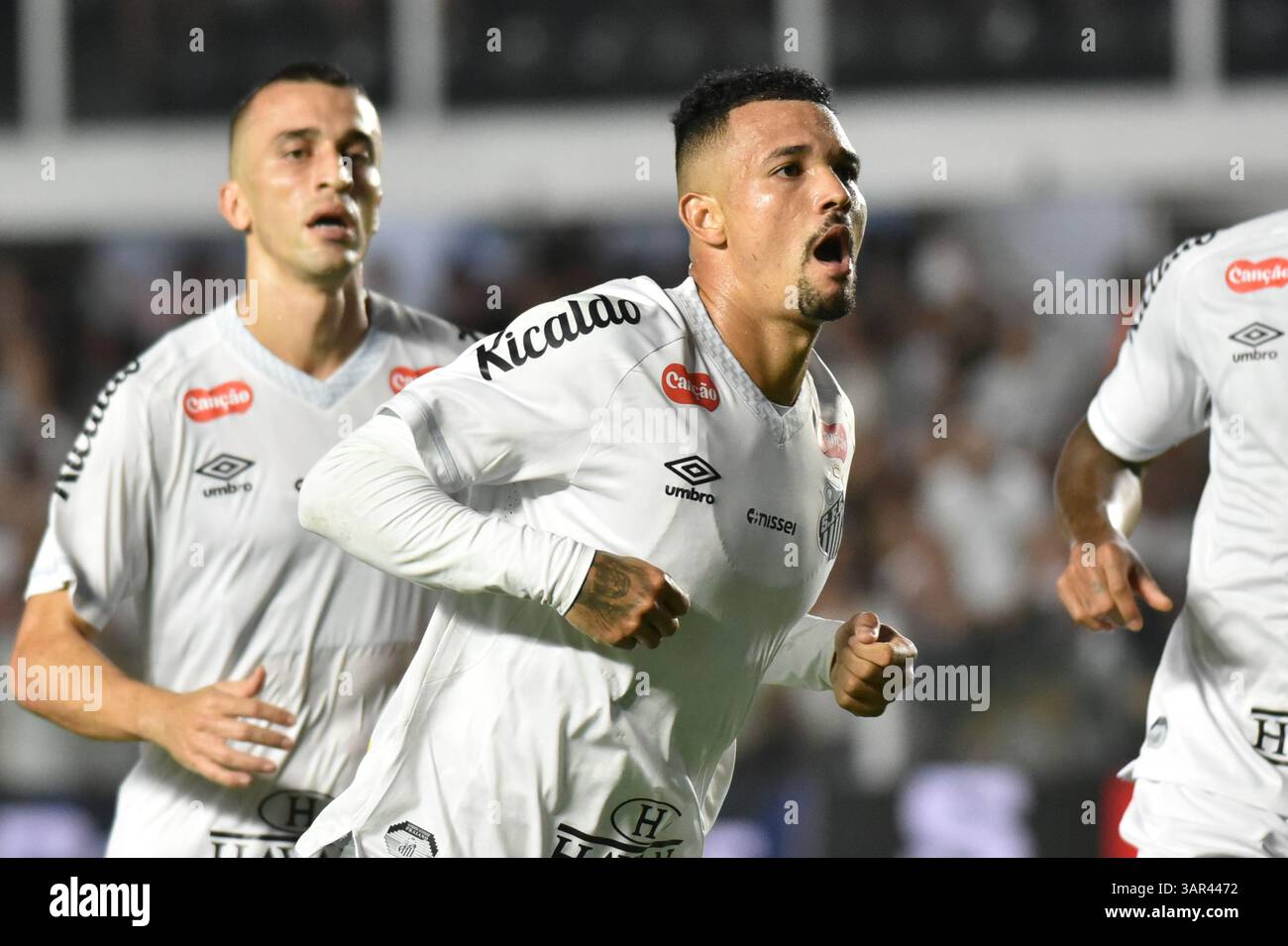 Saints, Brazil. 16th Apr, 2025. SANTOS(SP), 04/16/2025 - BRAZILIAN CHAMPIONSHIP/SANTOS X ...