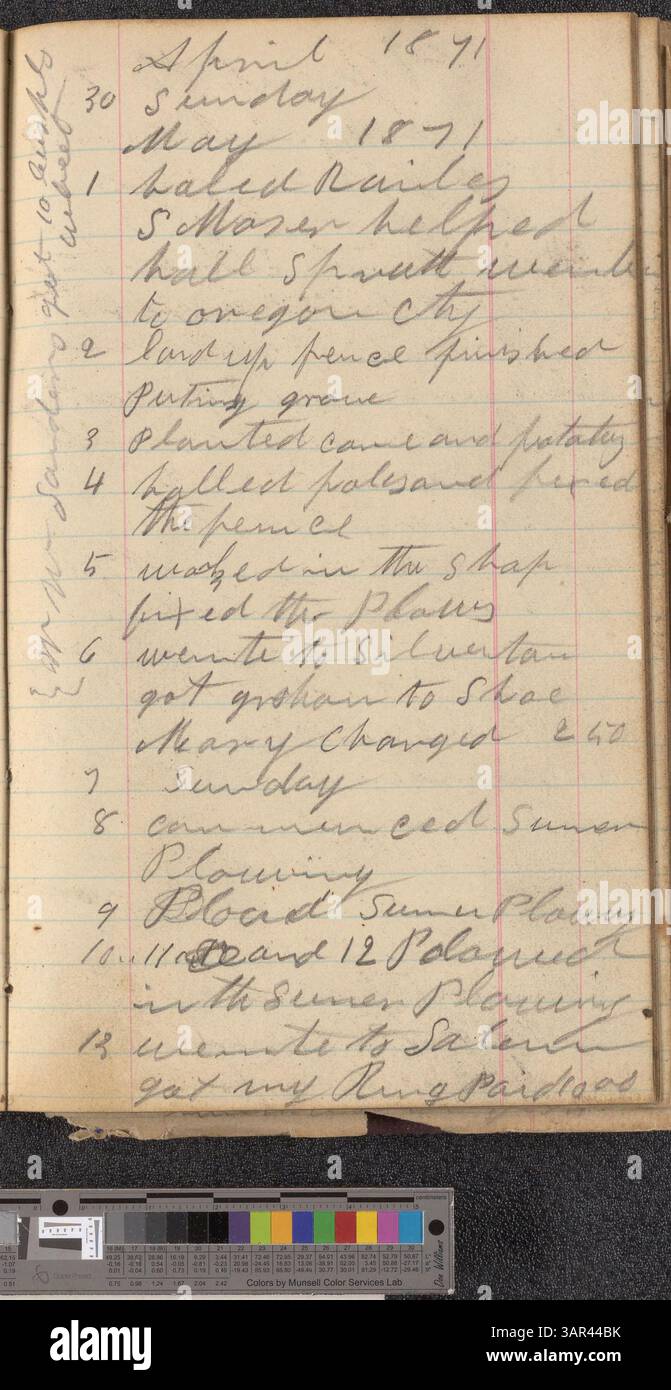 Housed in the University of Oregon Libraries, this diary spans from ...
