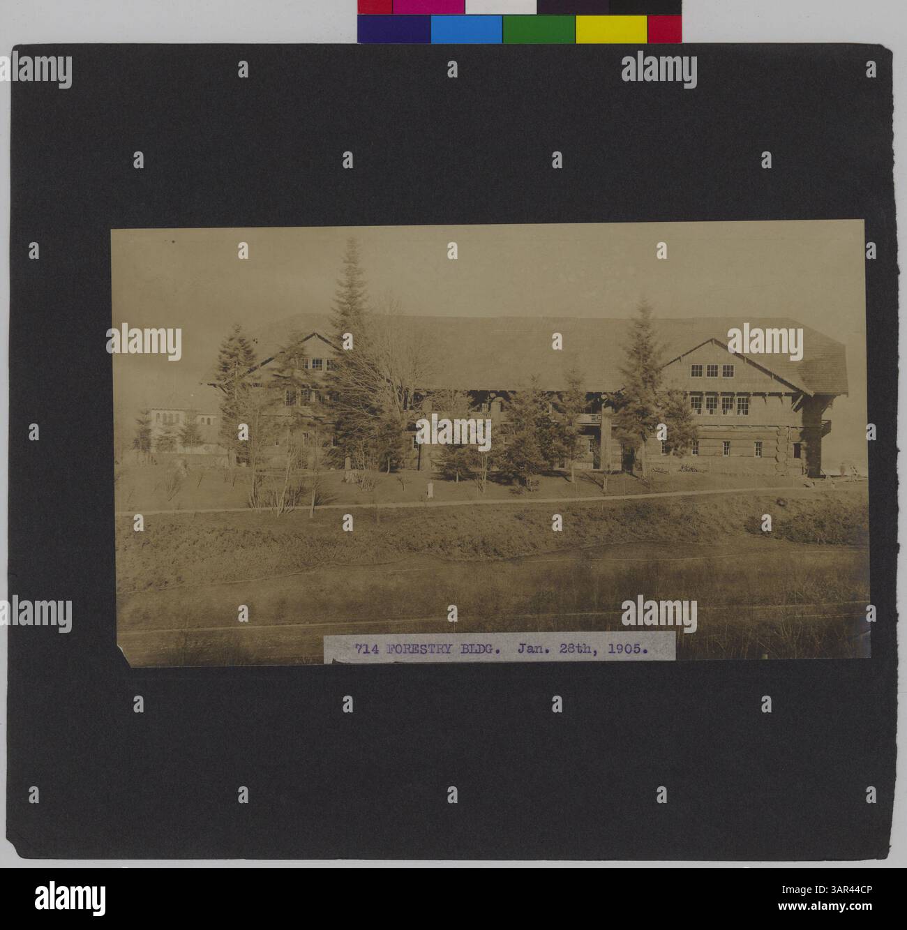 A photograph of the Forestry Building, showcasing its architectural ...