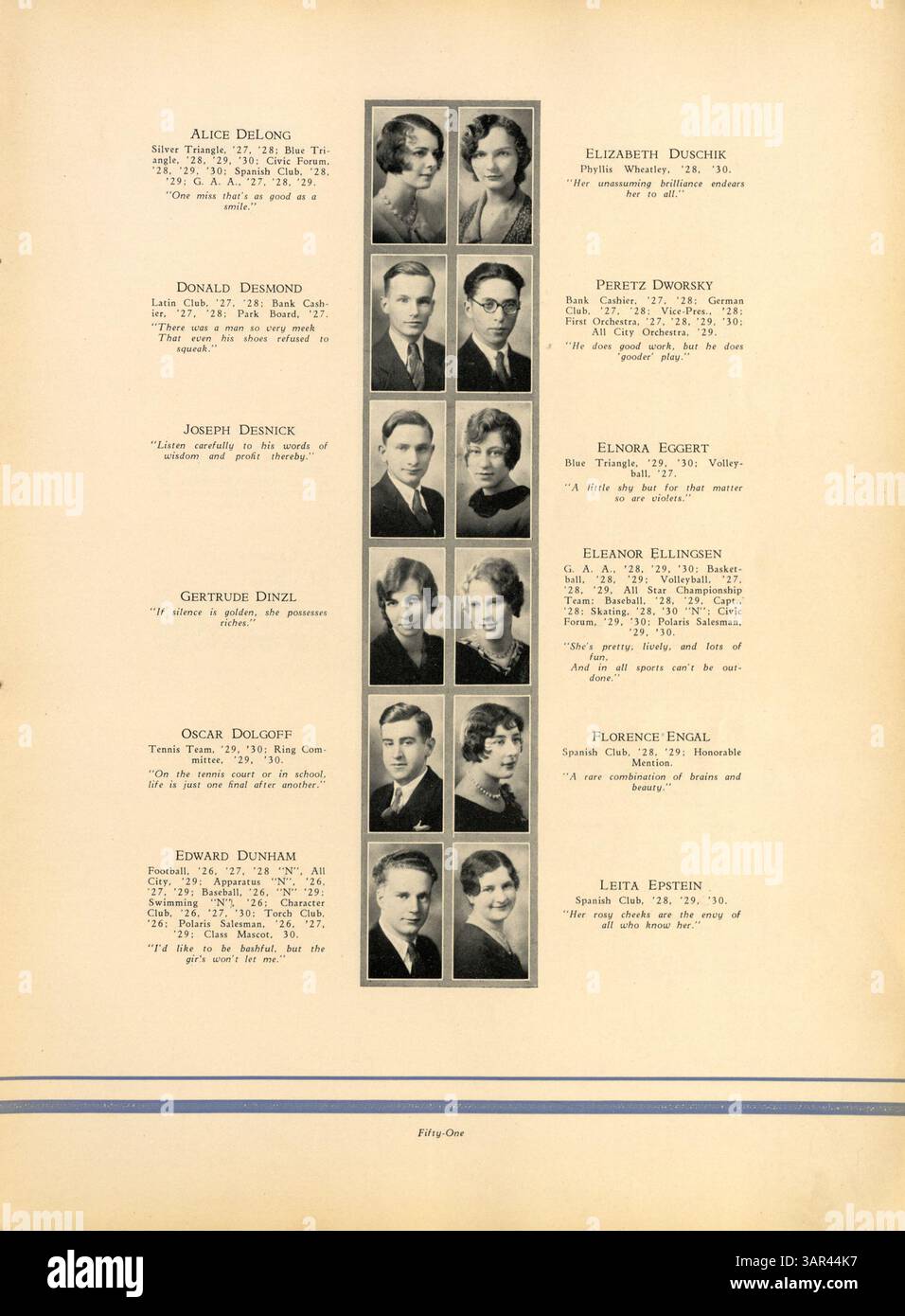 The 1930 'Polaris' Yearbook from North High School highlights students ...