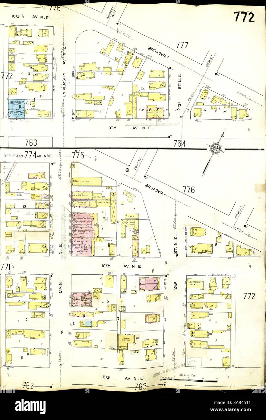 Sanborn Insurance Maps Volume 7 for Minneapolis provides detailed ...