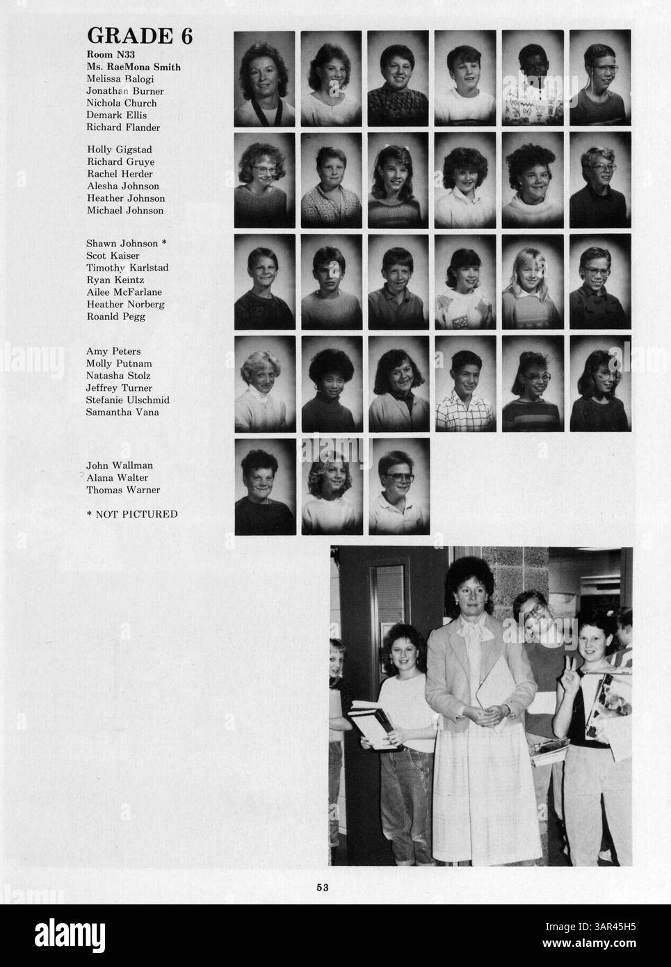 The Oxbow Creek Elementary Yearbook 1988 highlights the students ...