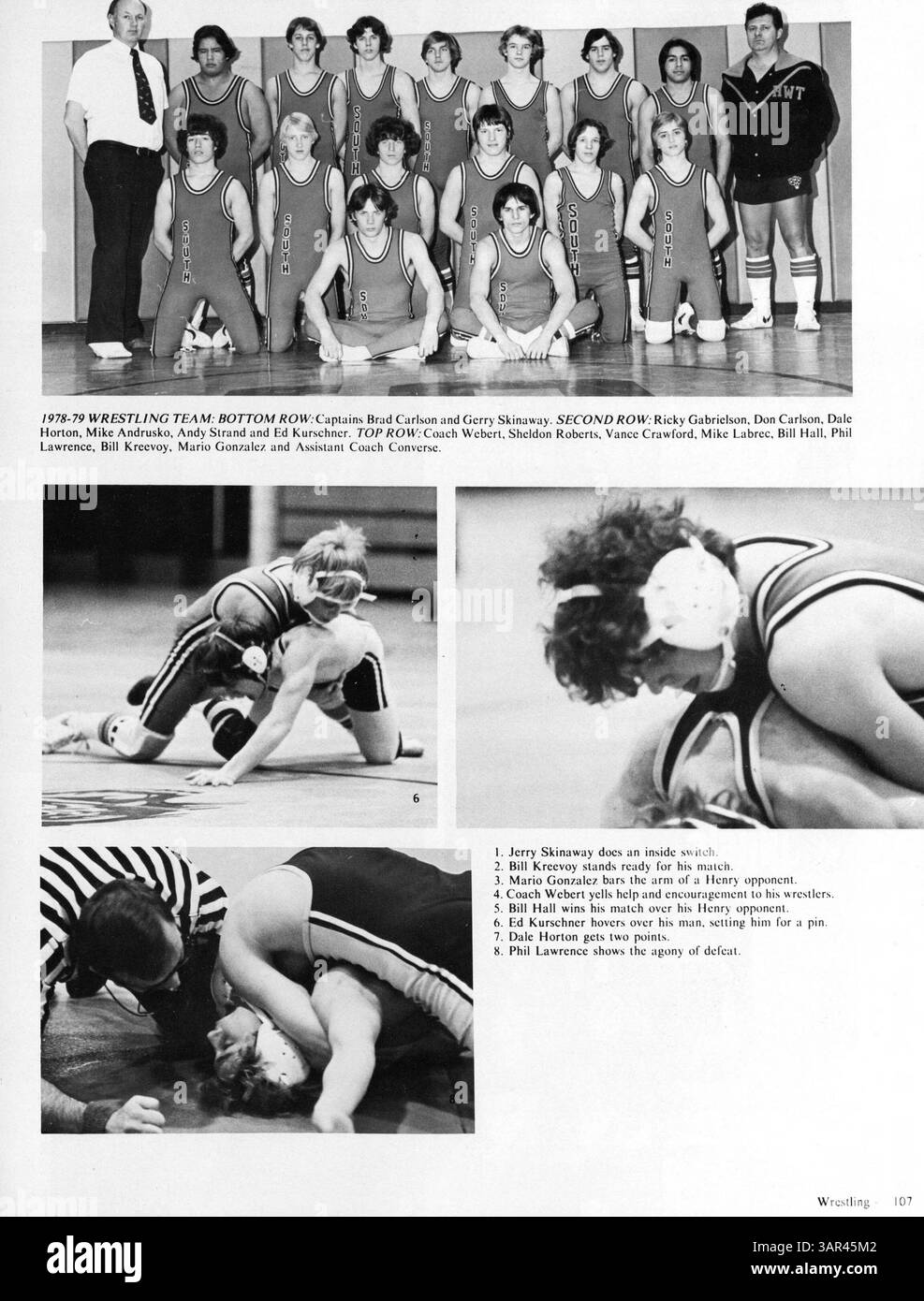 The 1979 'Tiger' yearbook from South High highlights various school ...