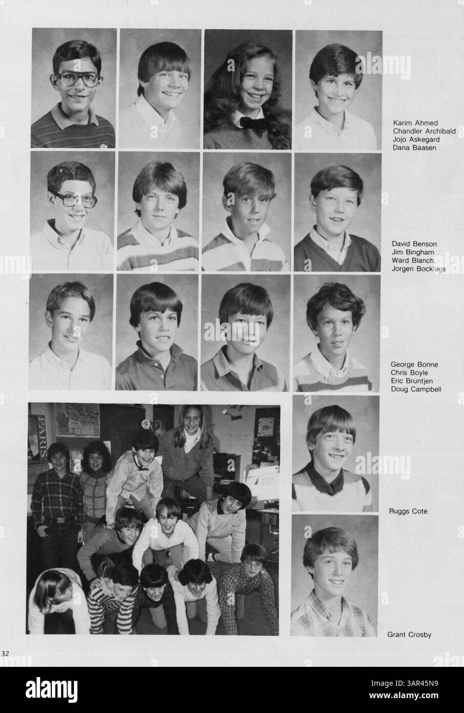 The 1984 'Images Eighty Four' yearbook from Blake Middle School highlights the school's academic ...