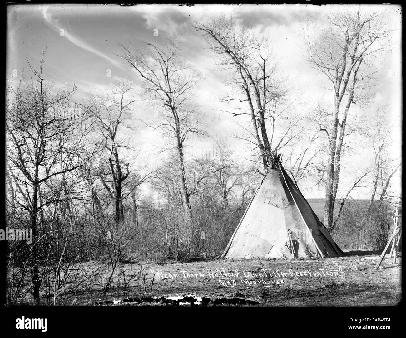 This photograph, captured by Lee Moorhouse, depicts camps on the ...