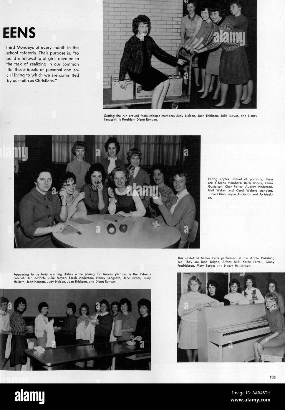 This high school yearbook from 1962 highlights the 1961-1962 school ...