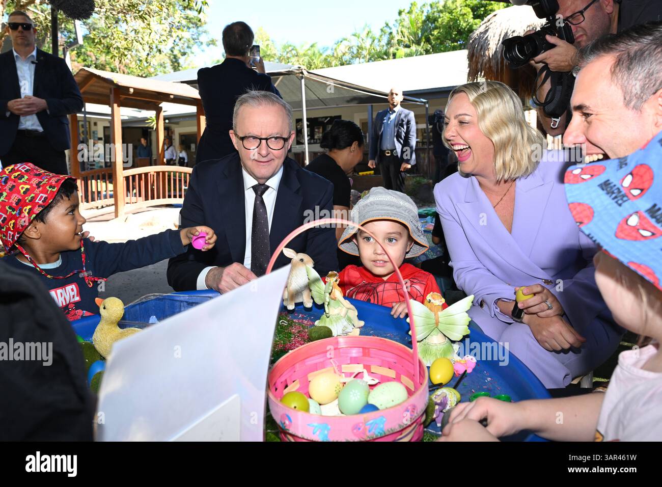 Brisbane, Australia. 17th Apr, 2025. Australian Prime Minister Anthony ...