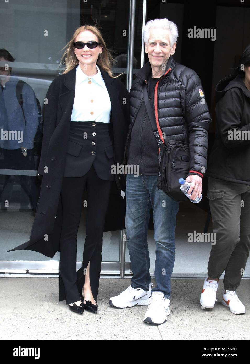 April 16 2025 David Cronenberg and Diane Kruger press tour for new ...