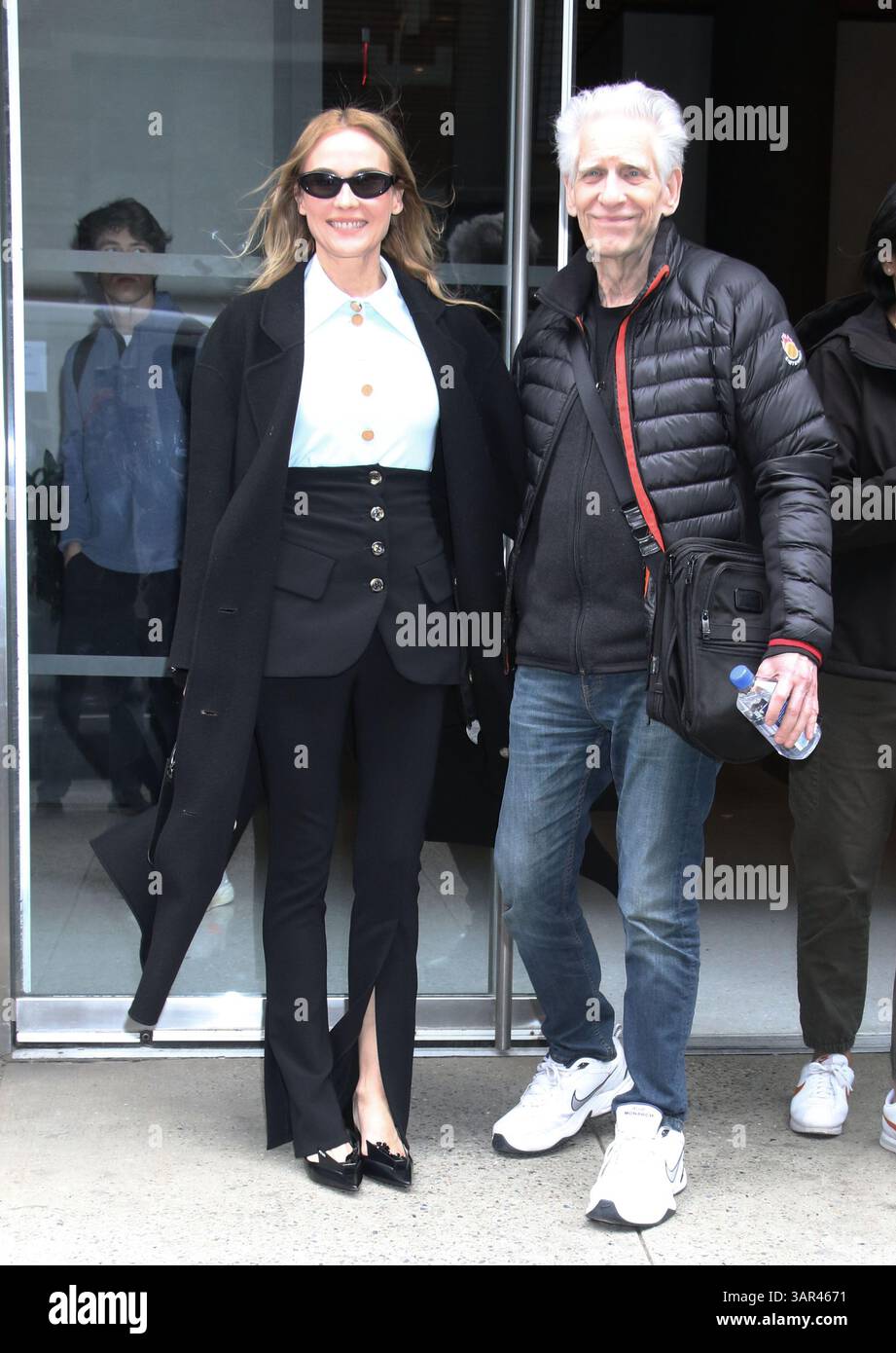 April 16 2025 David Cronenberg and Diane Kruger press tour for new ...