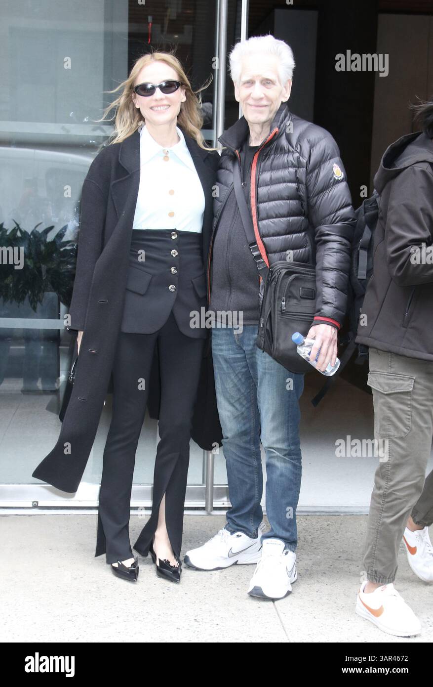 April 16 2025 David Cronenberg and Diane Kruger press tour for new ...