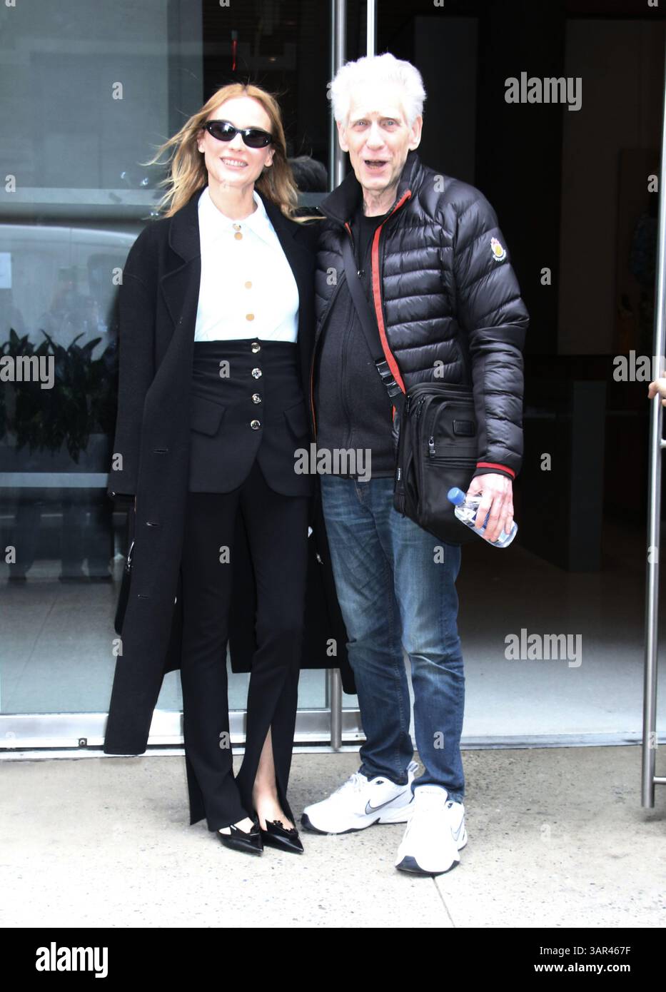 April 16 2025 David Cronenberg and Diane Kruger press tour for new ...
