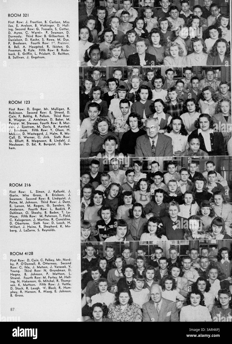 The 1947 'Centralian' yearbook from Central High School records the ...