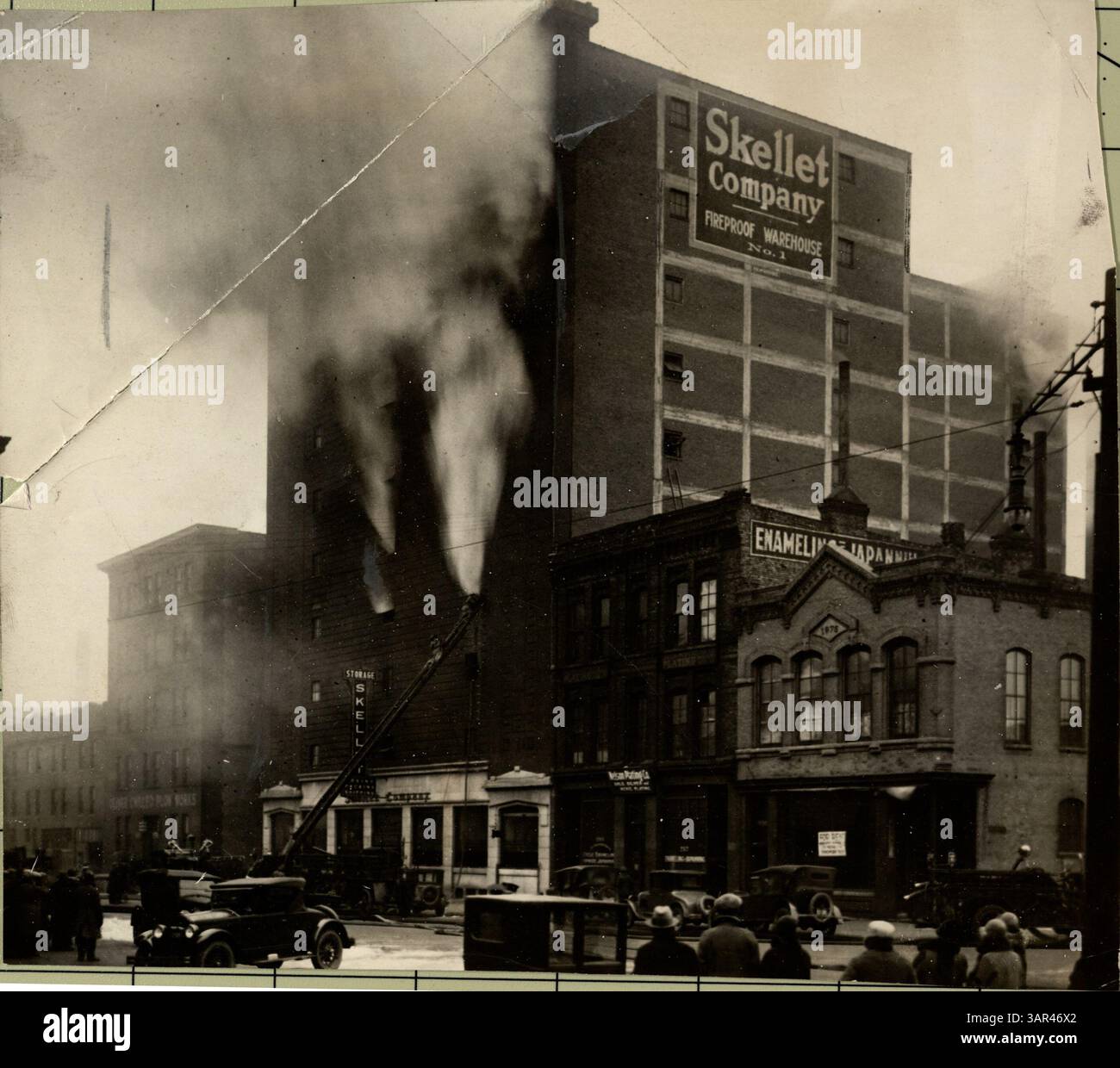 The Skellet Company Warehouse fire occurred in November 1926 ...