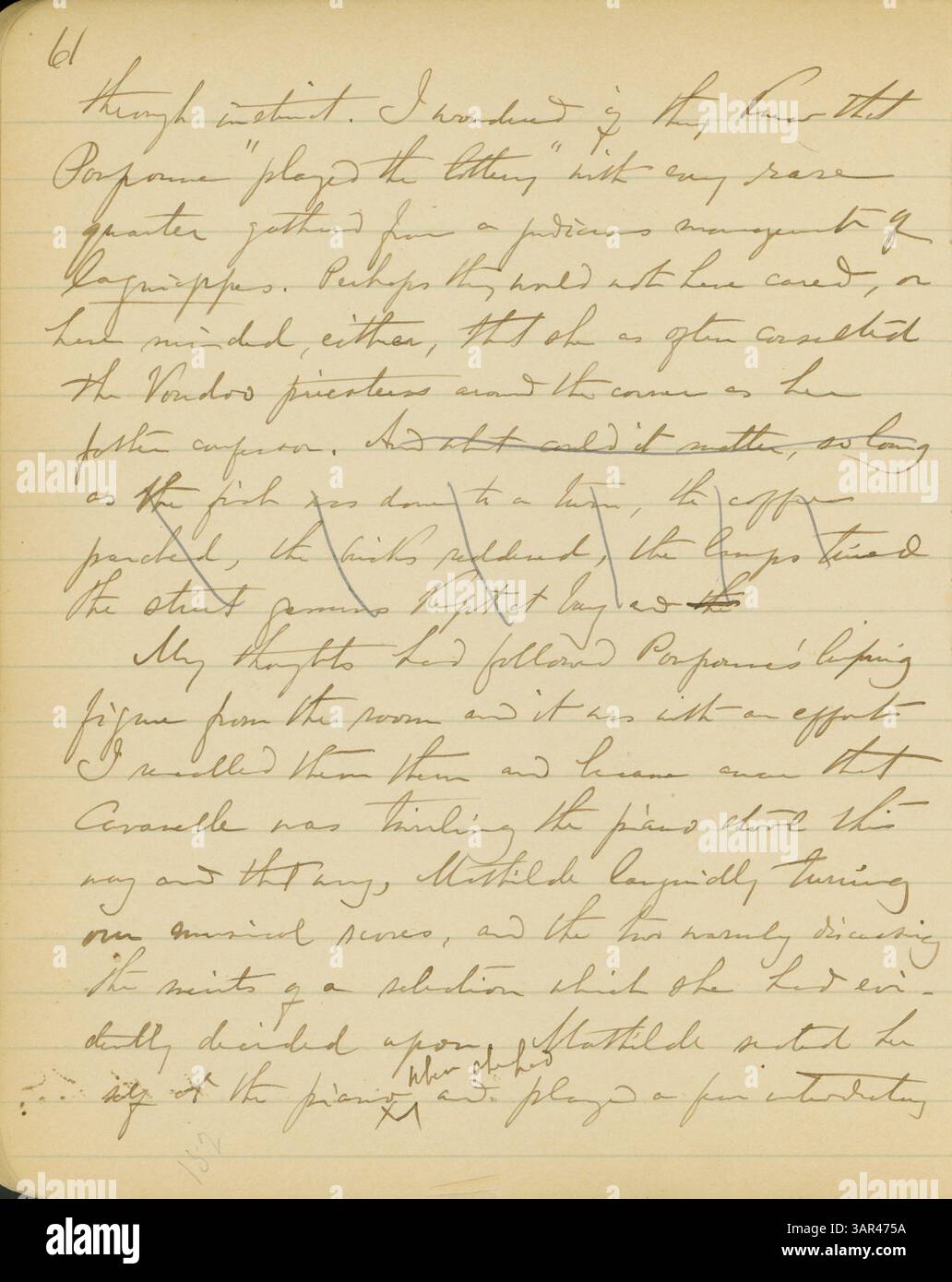 The manuscript "Impressions" by Kate Chopin from 1894-1895 includes her ...