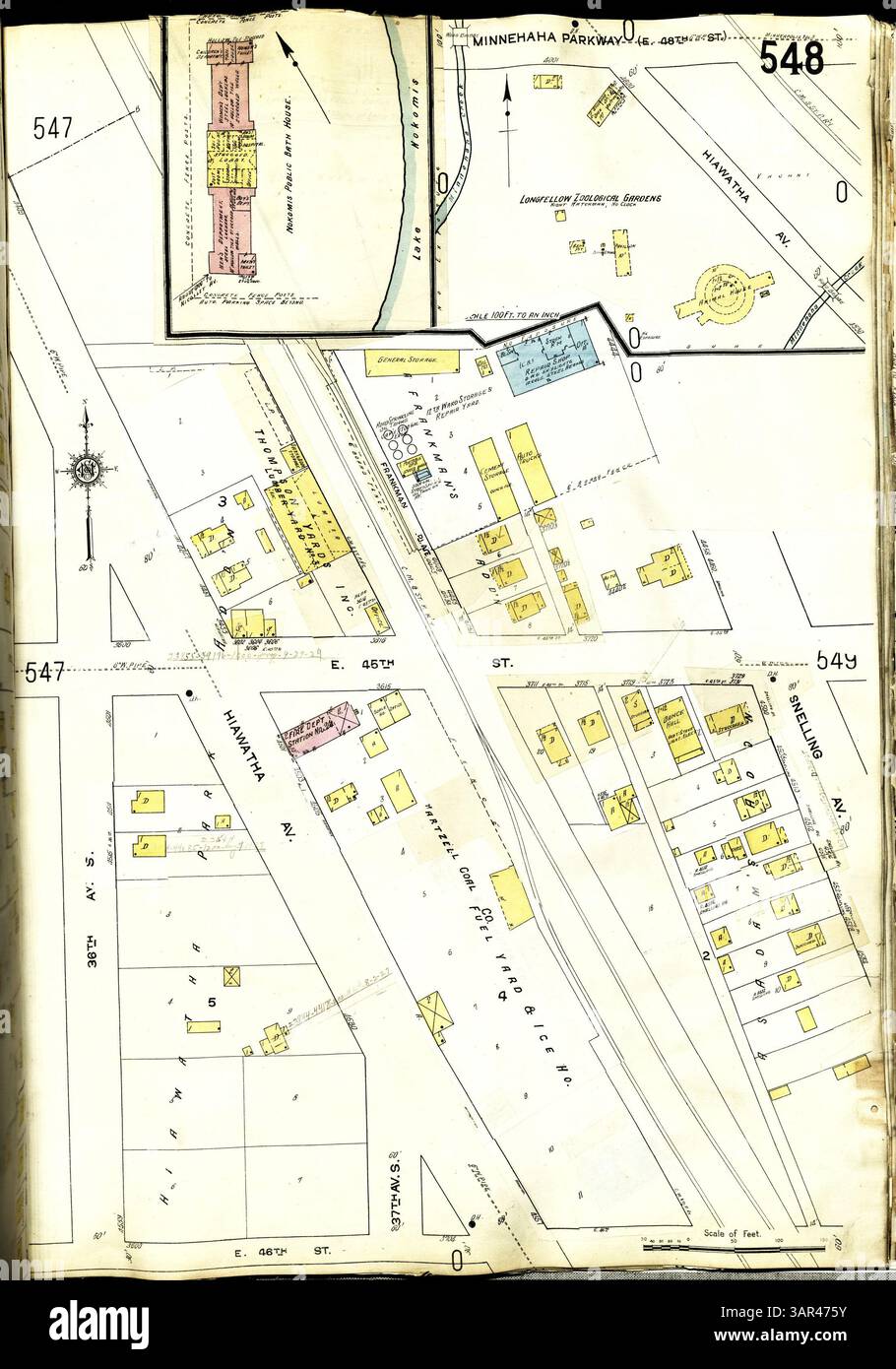 This Sanborn map volume documents the development of Minneapolis from ...