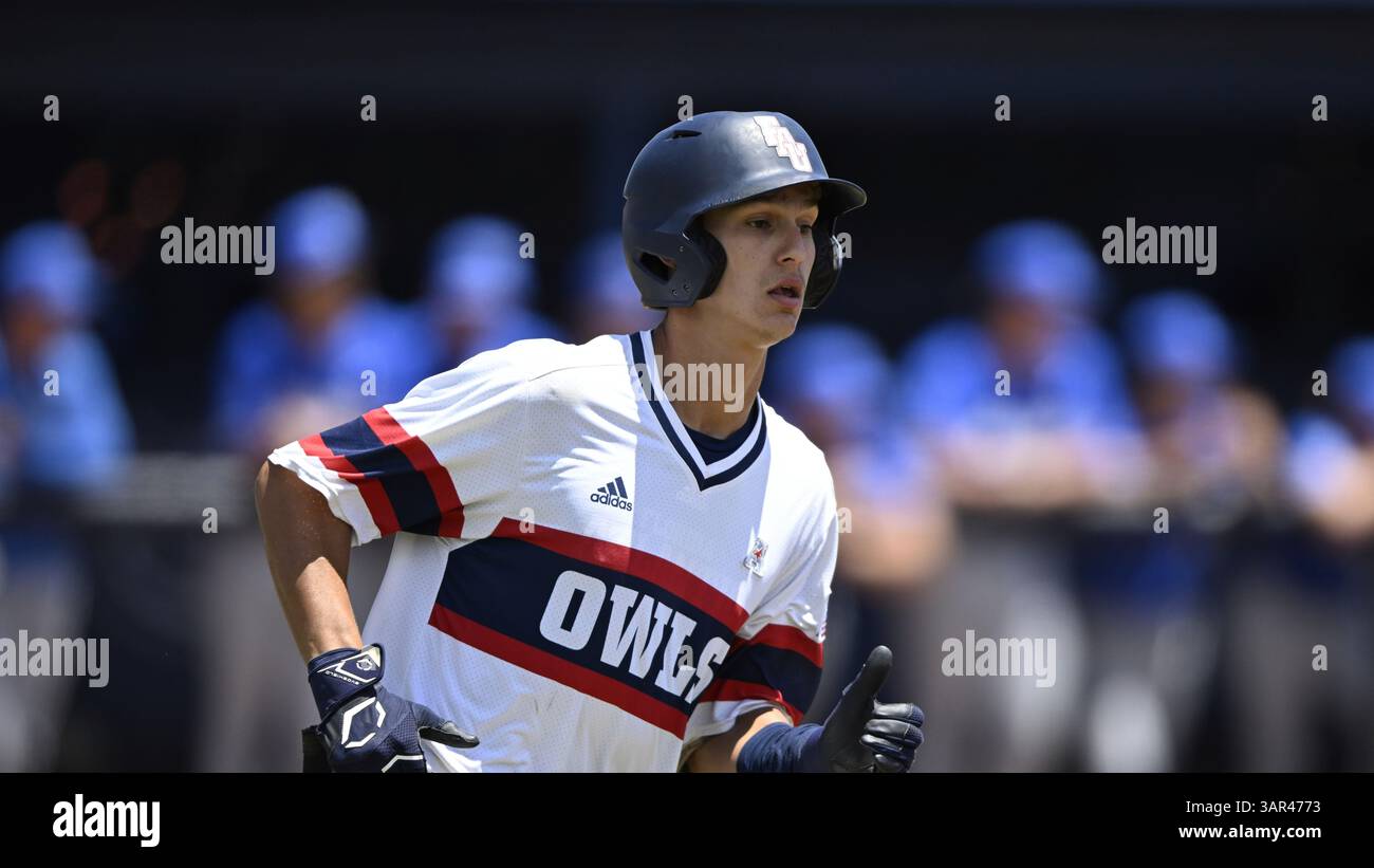 Florida Atlantic's Patrick Ward during an NCAA baseball game on Sunday ...