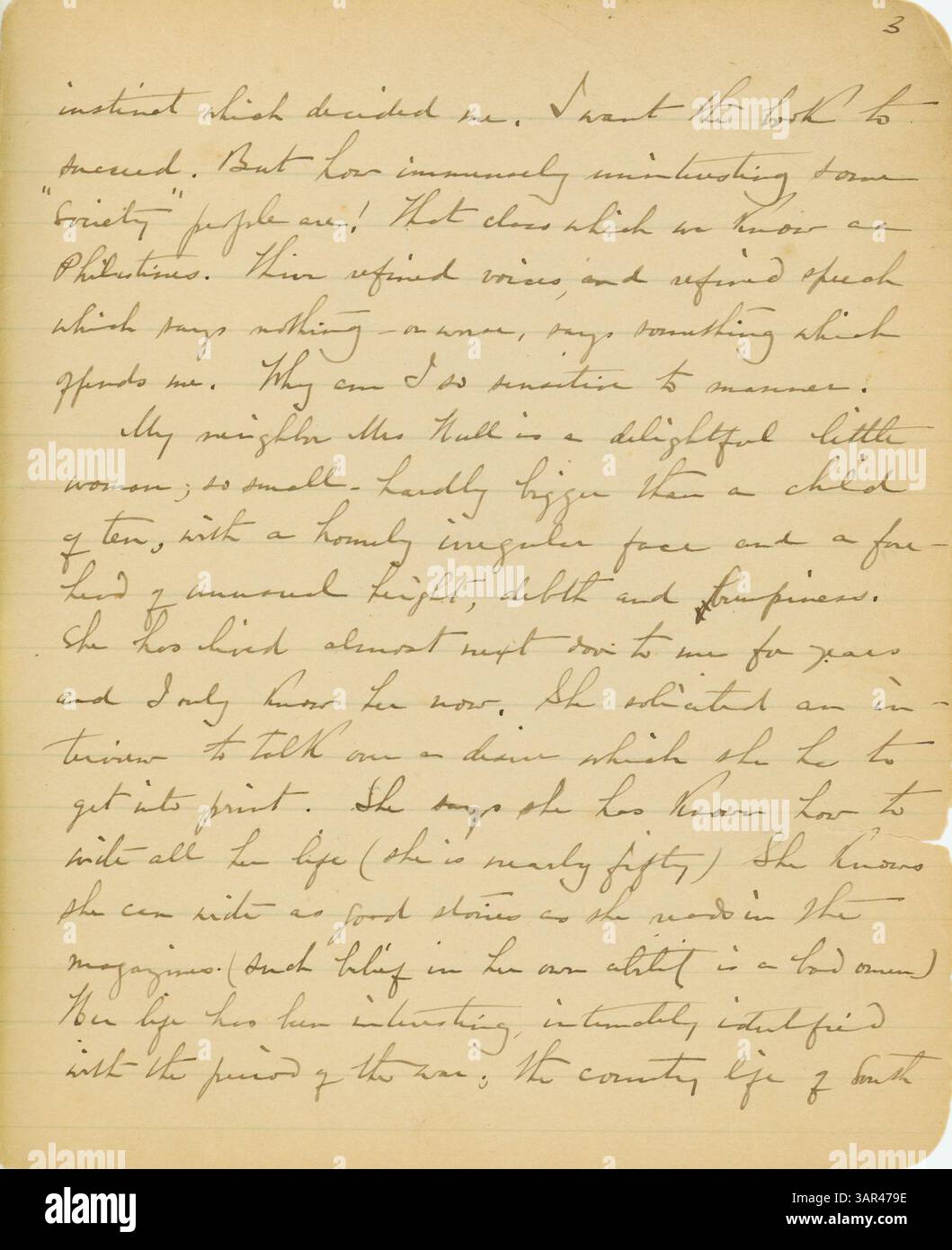 Kate Chopin's 'Impressions' manuscript from 1894-1895 includes entries ...