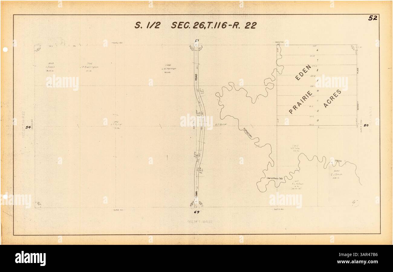This atlas features a set of maps for the Village of Eden Prairie in ...