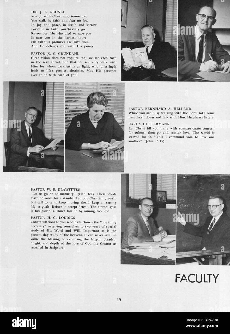 This 1959 yearbook from the Lutheran Bible Institute documents the ...
