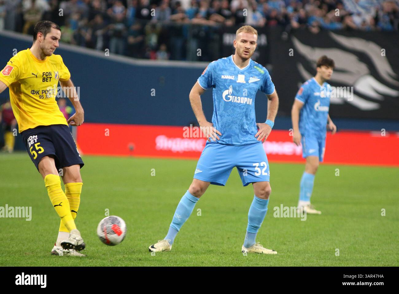 Saint Petersburg, Russia. 16th Apr, 2025. Maksim Osipenko (55) of ...