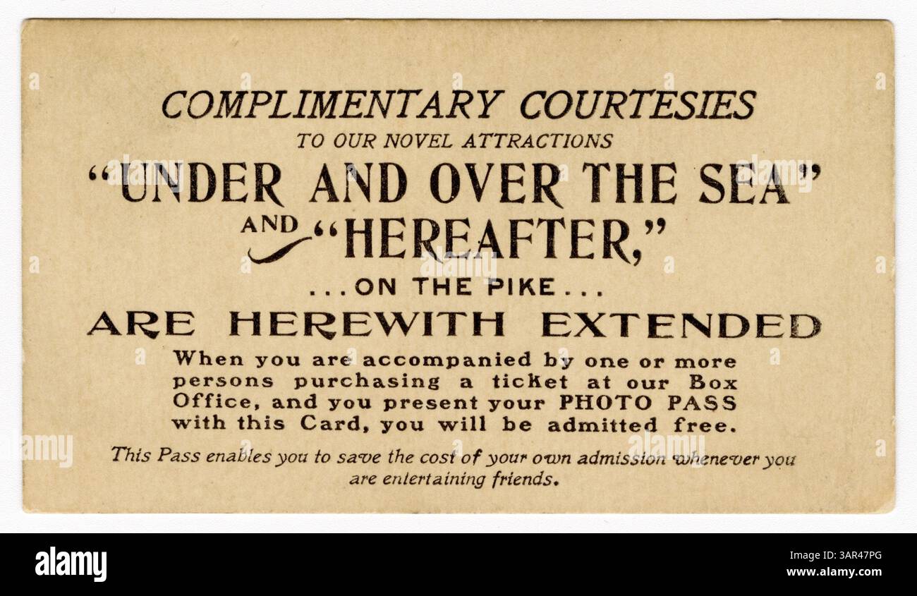 This exhibit ticket from the 1904 Louisiana Purchase Exposition ...