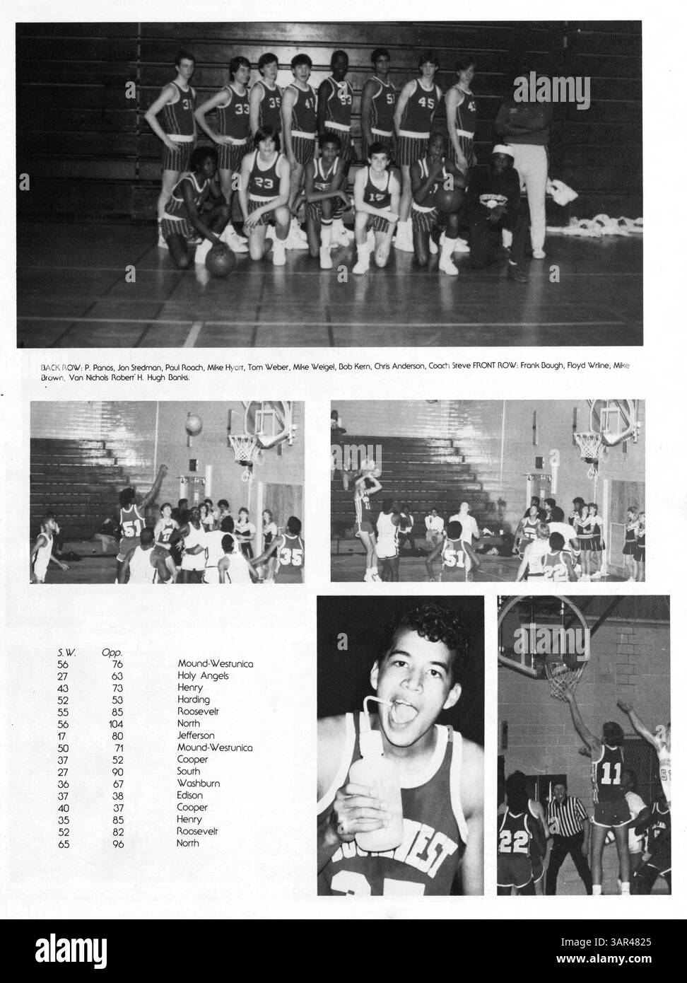 This 1985 yearbook from Southwest High School features the students ...