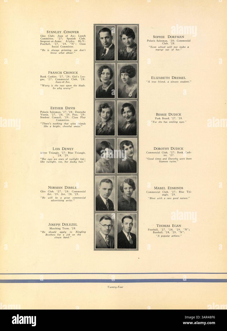 The 1930 Polaris yearbook from North High captures the milestones and ...