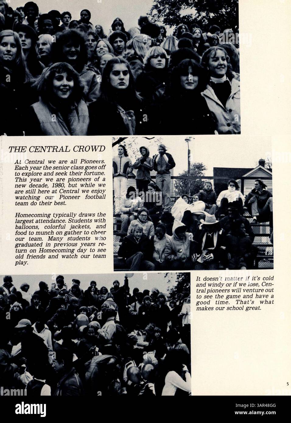 The 1980 Centralian yearbook from Central High School documents the ...
