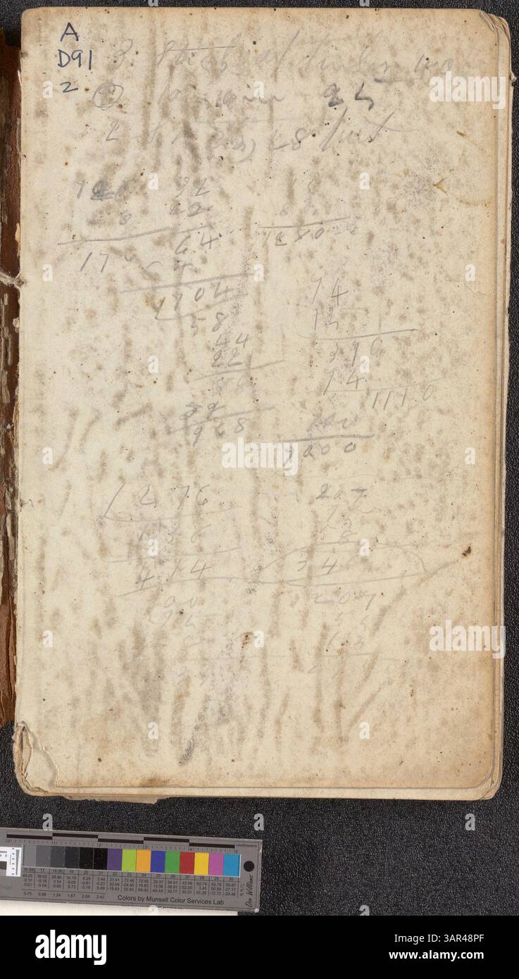 A collection of diary entries from 1868-1869 documenting daily ...