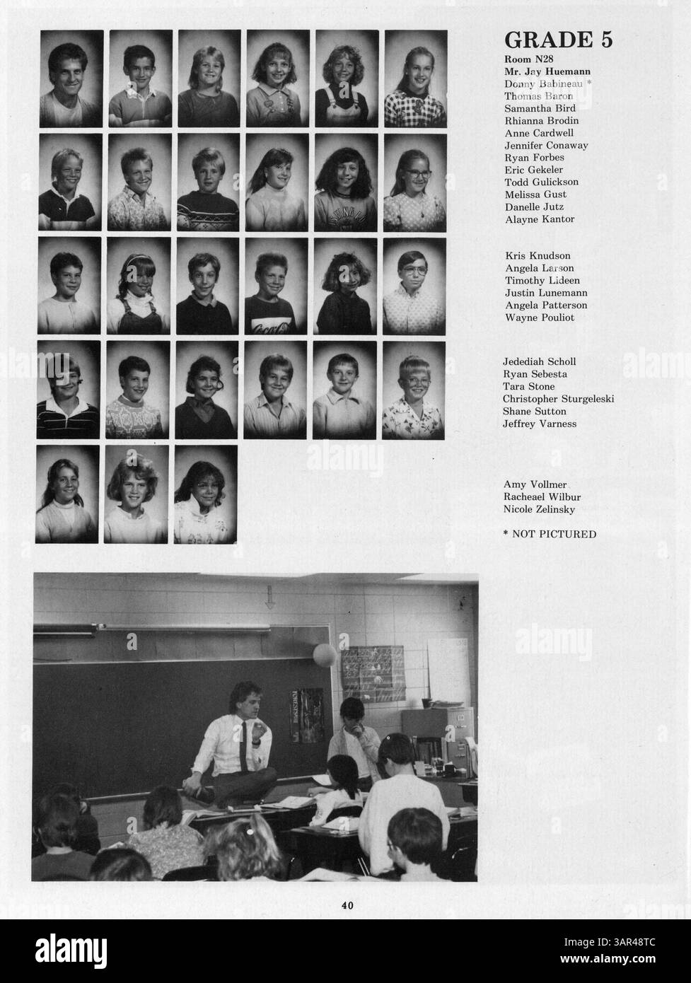 The 1988 yearbook from Oxbow Creek Elementary School documents the 1987 ...