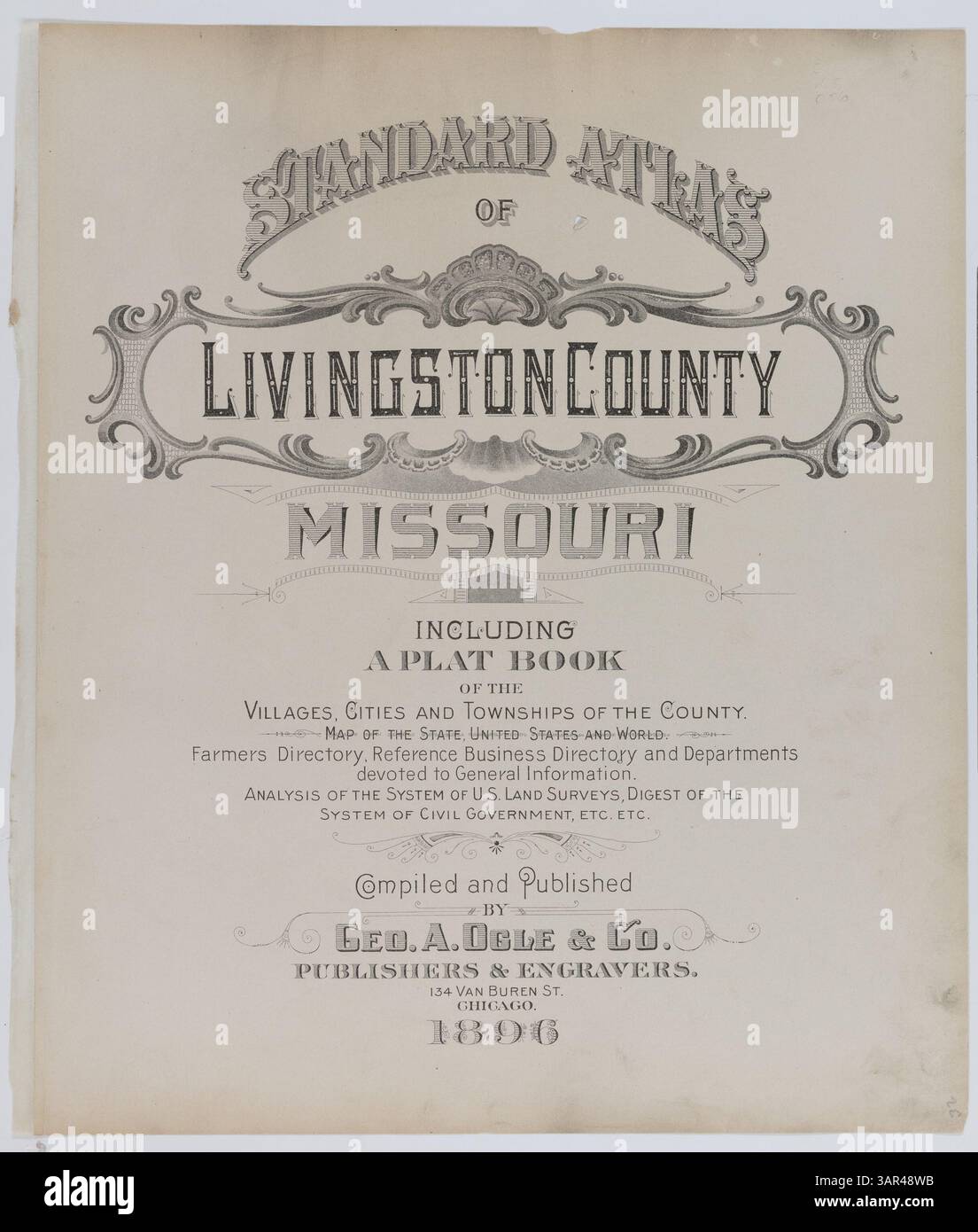 The Standard Atlas of Livingston County, Missouri, is a historical map ...