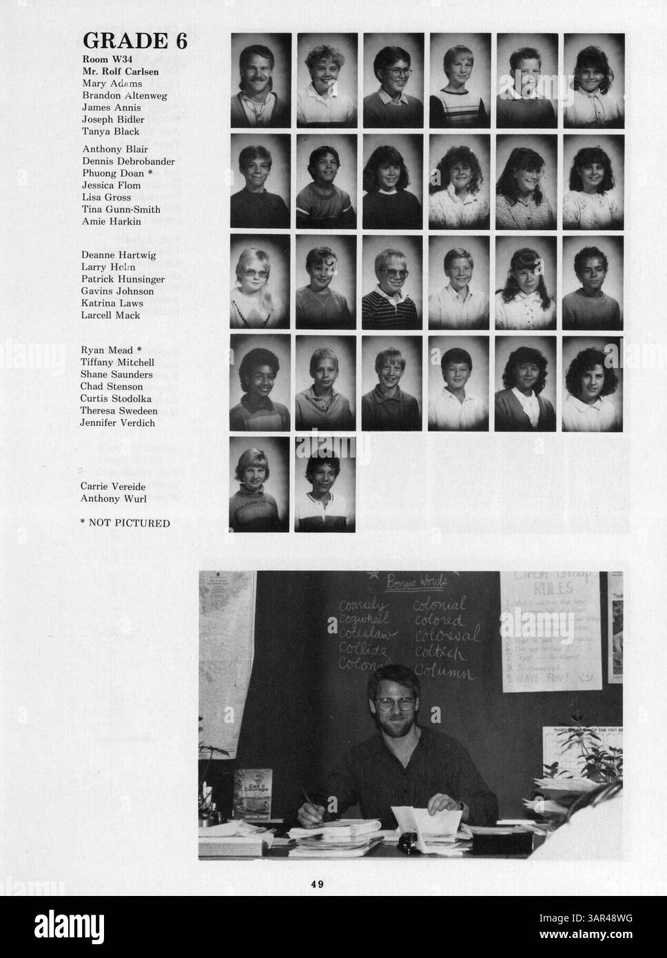 The 1988 Oxbow Creek Elementary School Yearbook provides a detailed ...