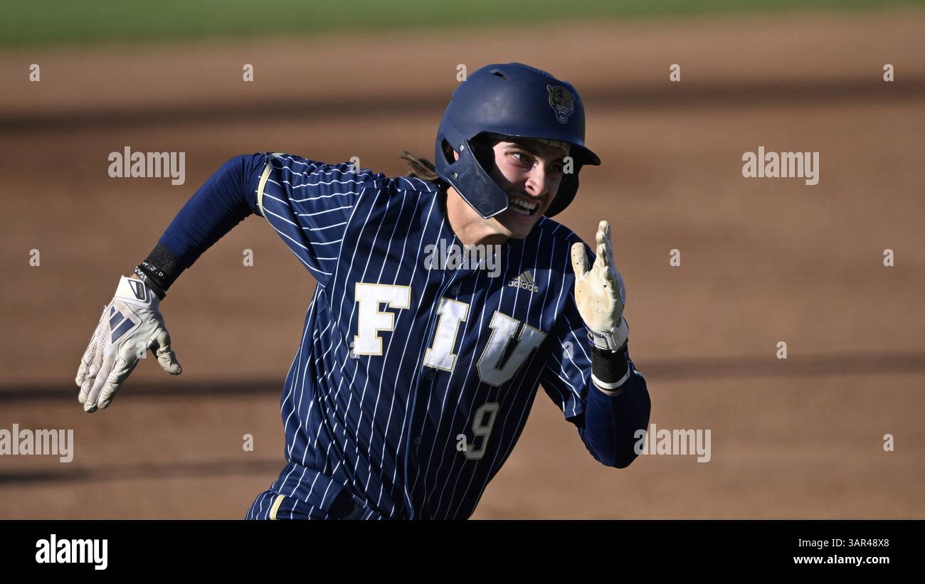 Florida International's Cole Cleveland during an NCAA baseball game on ...