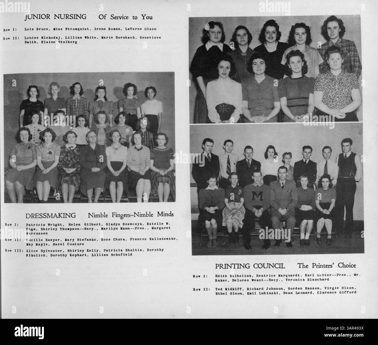 The 1940 Tradewind yearbook documents the 1939-1940 school year at the ...