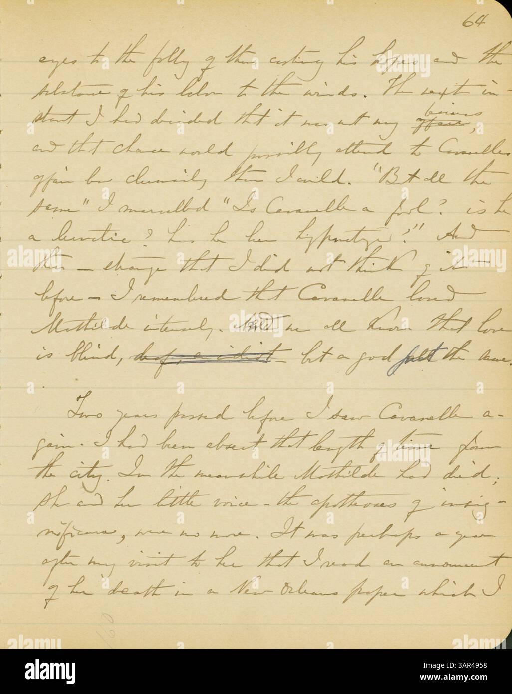 Kate Chopin's manuscript book titled 'Impressions' (1894-1895) contains ...
