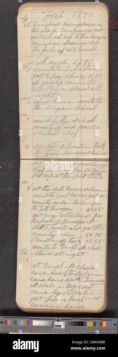 This diary, documenting the period between May 1, 1888, and January 7 ...