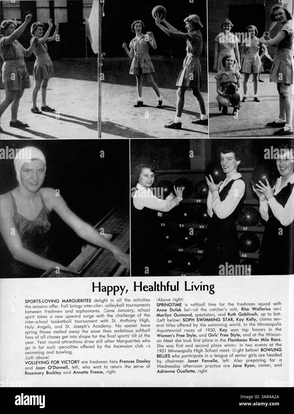 This high school annual, Dayesye 1951, commemorates the students ...