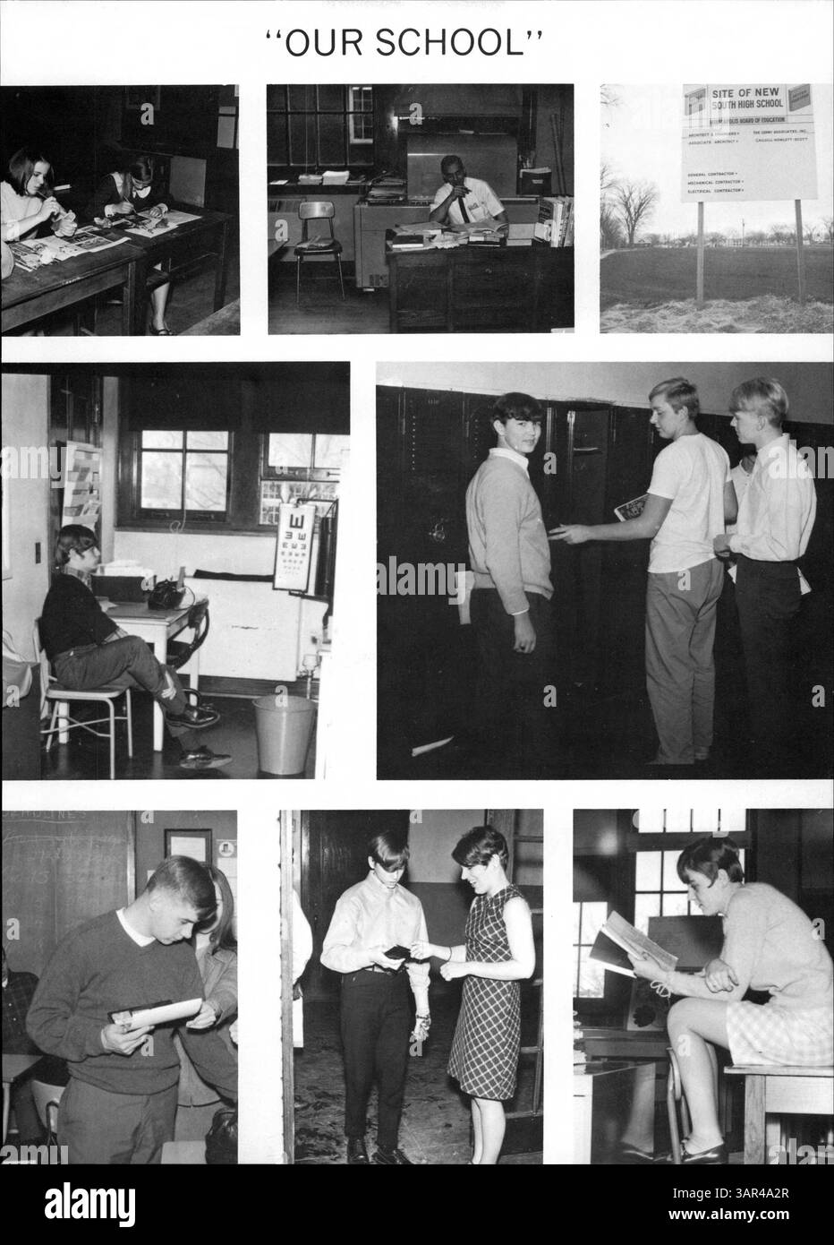 The 1968 'Tiger' yearbook from South High School records the students ...