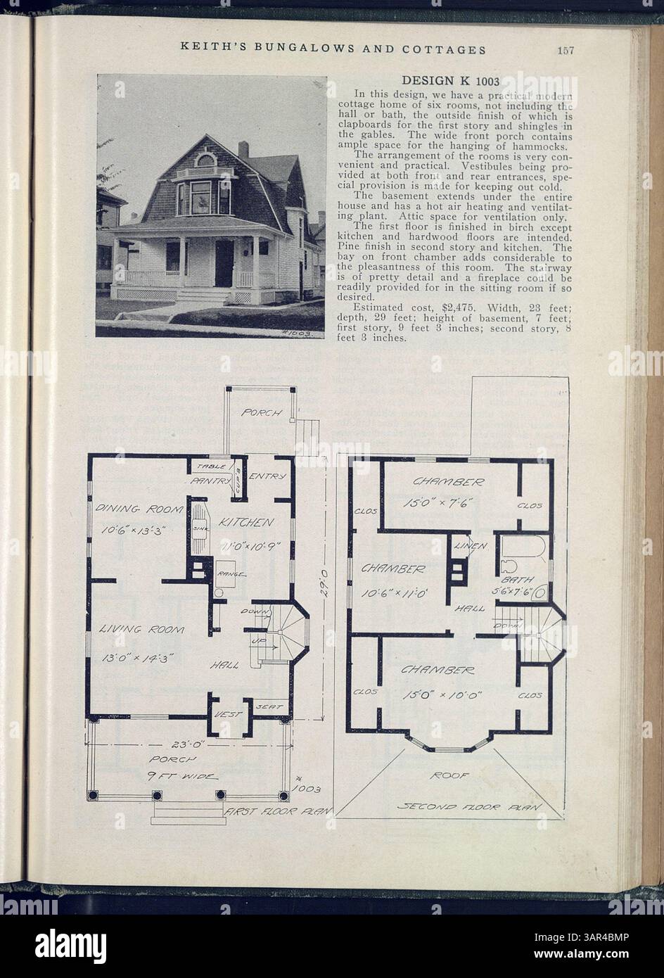 Max L. Keith’s catalog of 215 house designs for bungalows and cottages ...