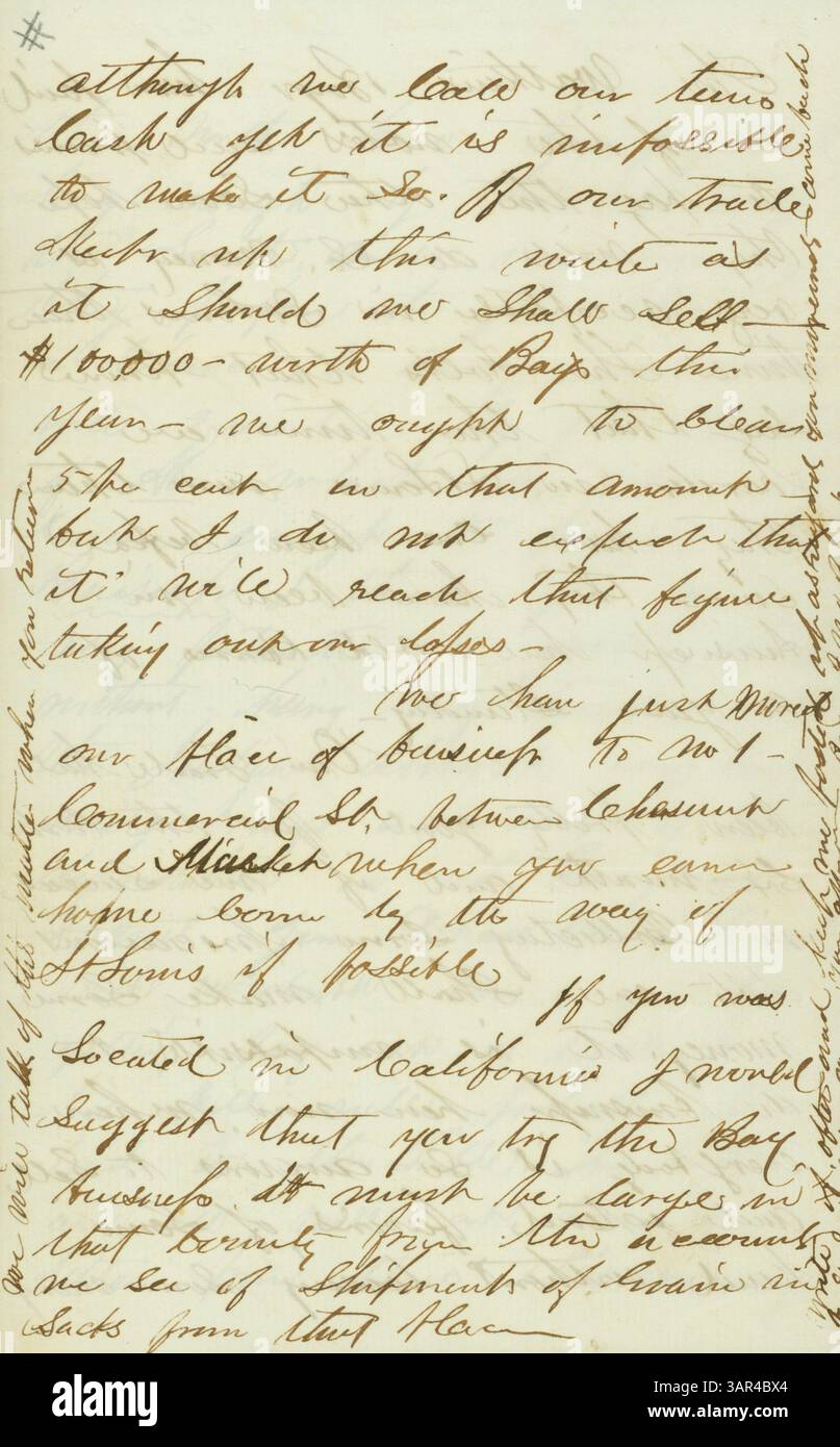 A letter from Jud Bemis of St. Louis to Stephen A. Bemis, dated ...