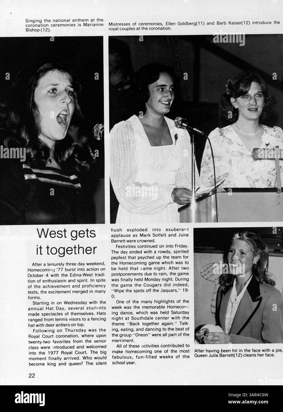 This high school annual documents the students, teachers, clubs ...